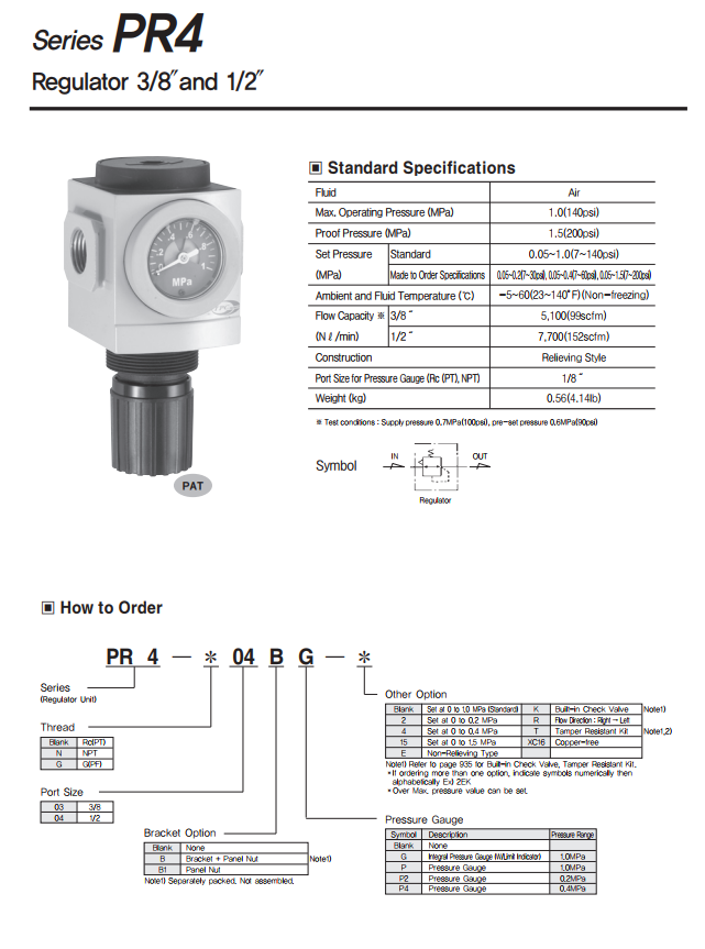 Điều áp PR4 - TPC - Cao Đạt TAE Co.,LTD