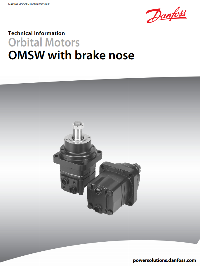 Danfoss Orbital motor: Type OMSW - CÔNG TY TNHH THƯƠNG MẠI THIẾT BỊ TỰ ...