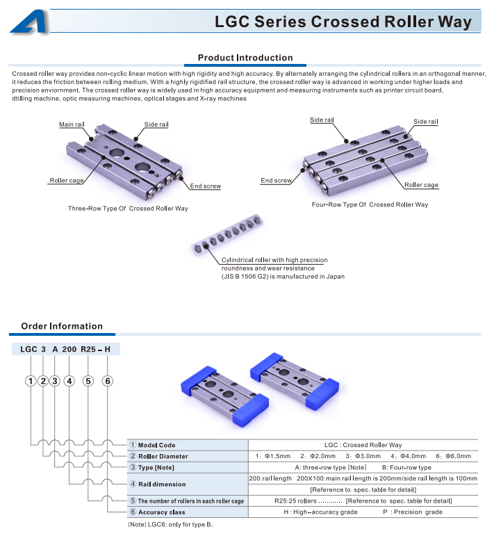 Cross rolller Airtac - Series: LGC - Cao Đạt TAE Co.,LTD